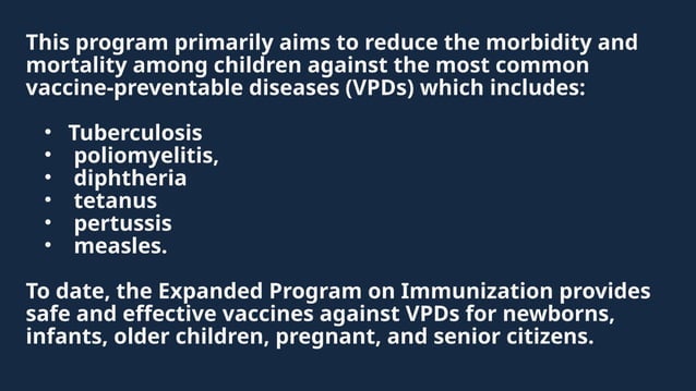 NATIONAL IMMUNIZATION PROGRAM.pptx………….. | PPTX