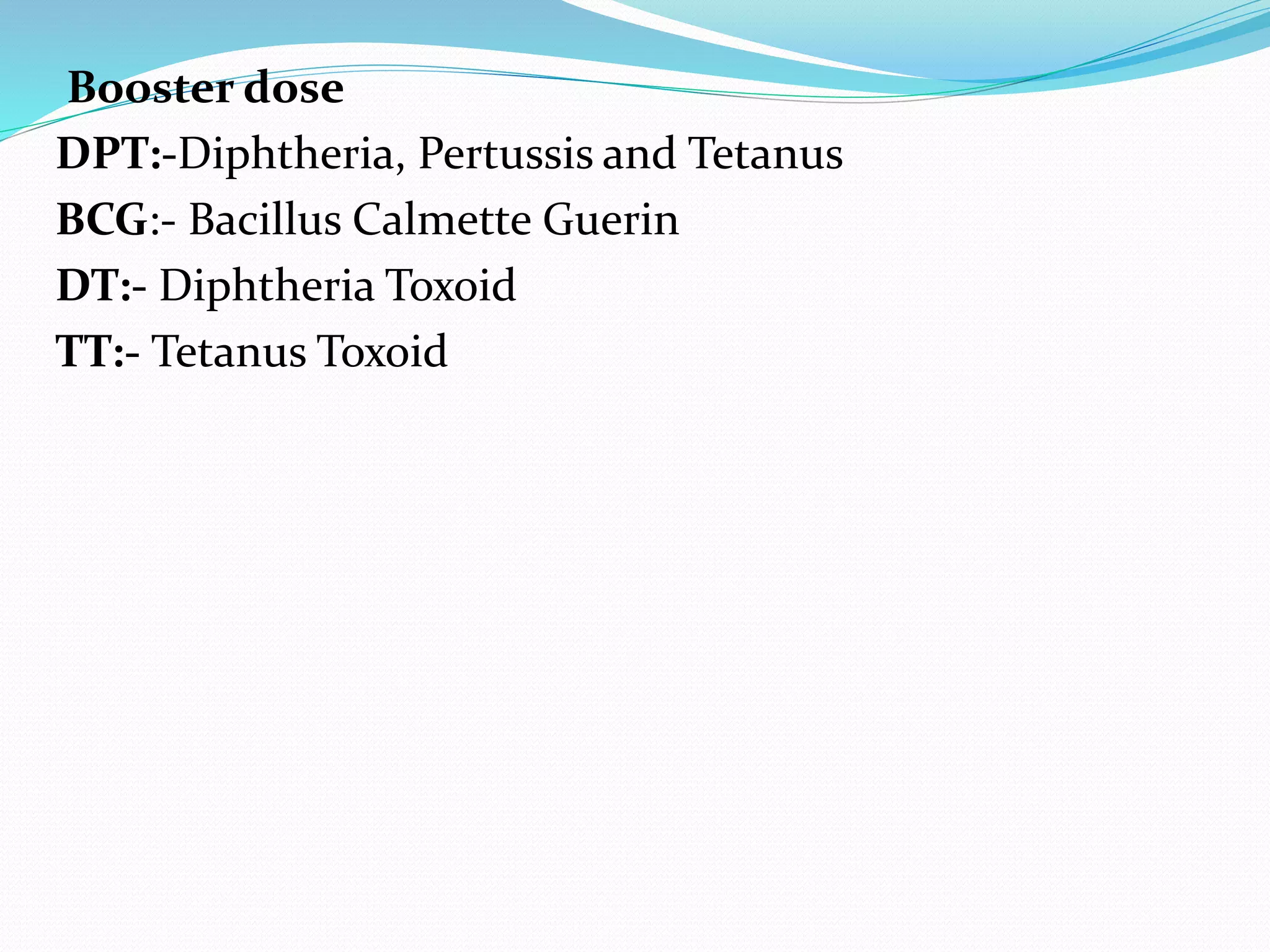 National immunization schedule | PPTX