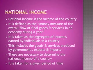 National income | PPTX