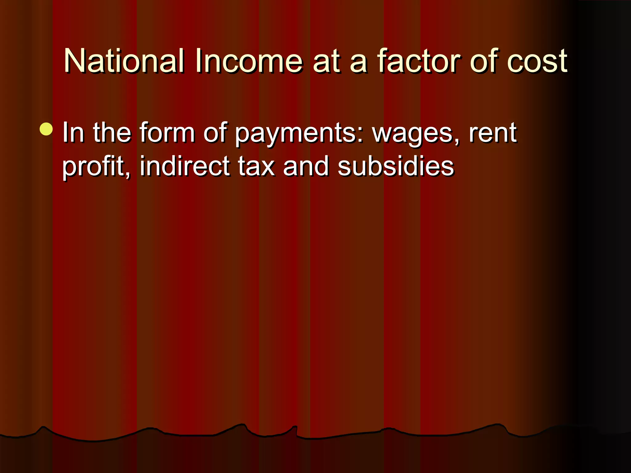 National income | PPT