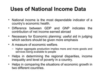 National income methods & concepts & circular flow | PPT