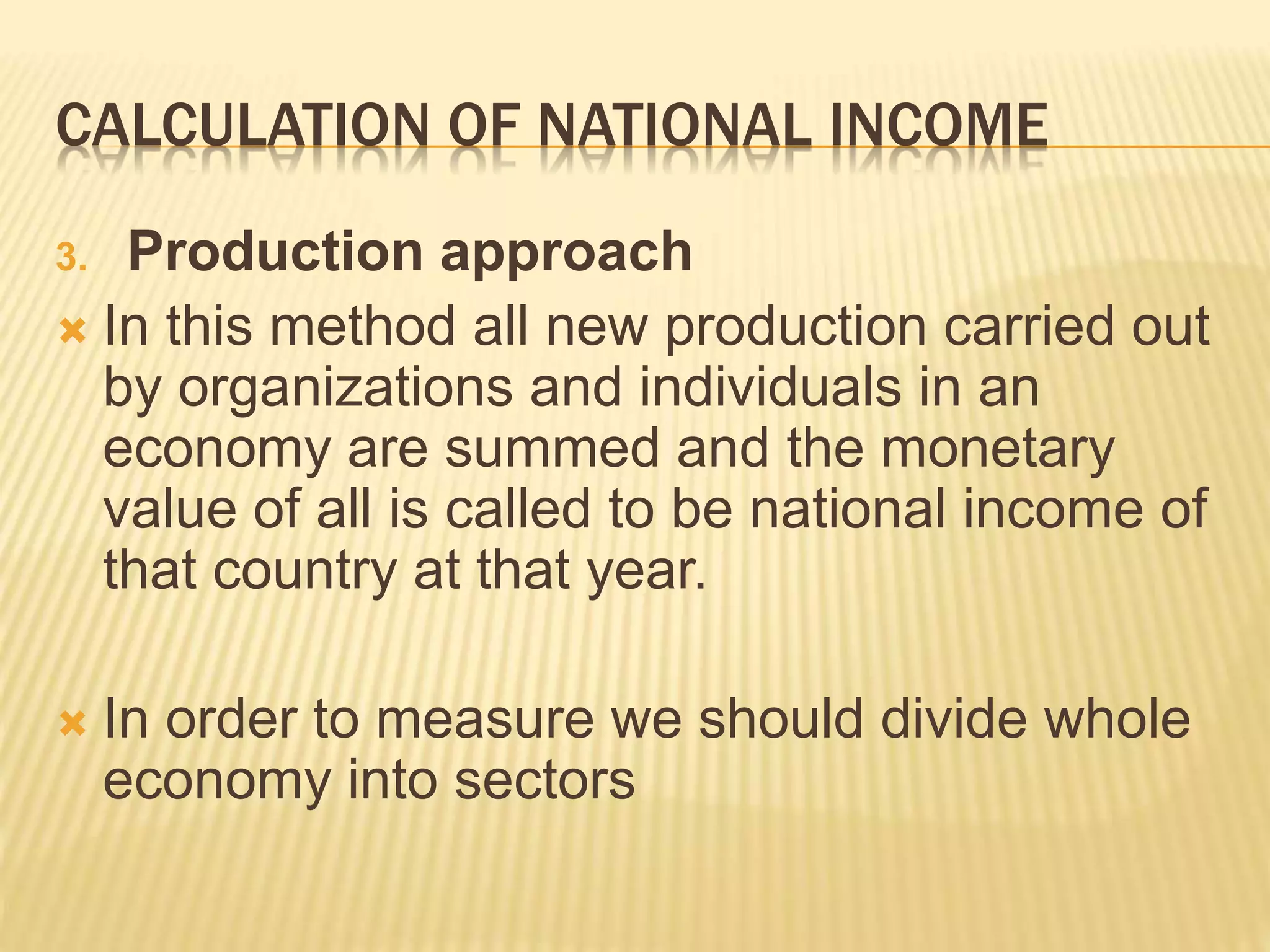 National income and its calculation | PPTX