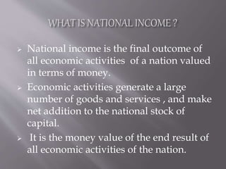 National income | PPT