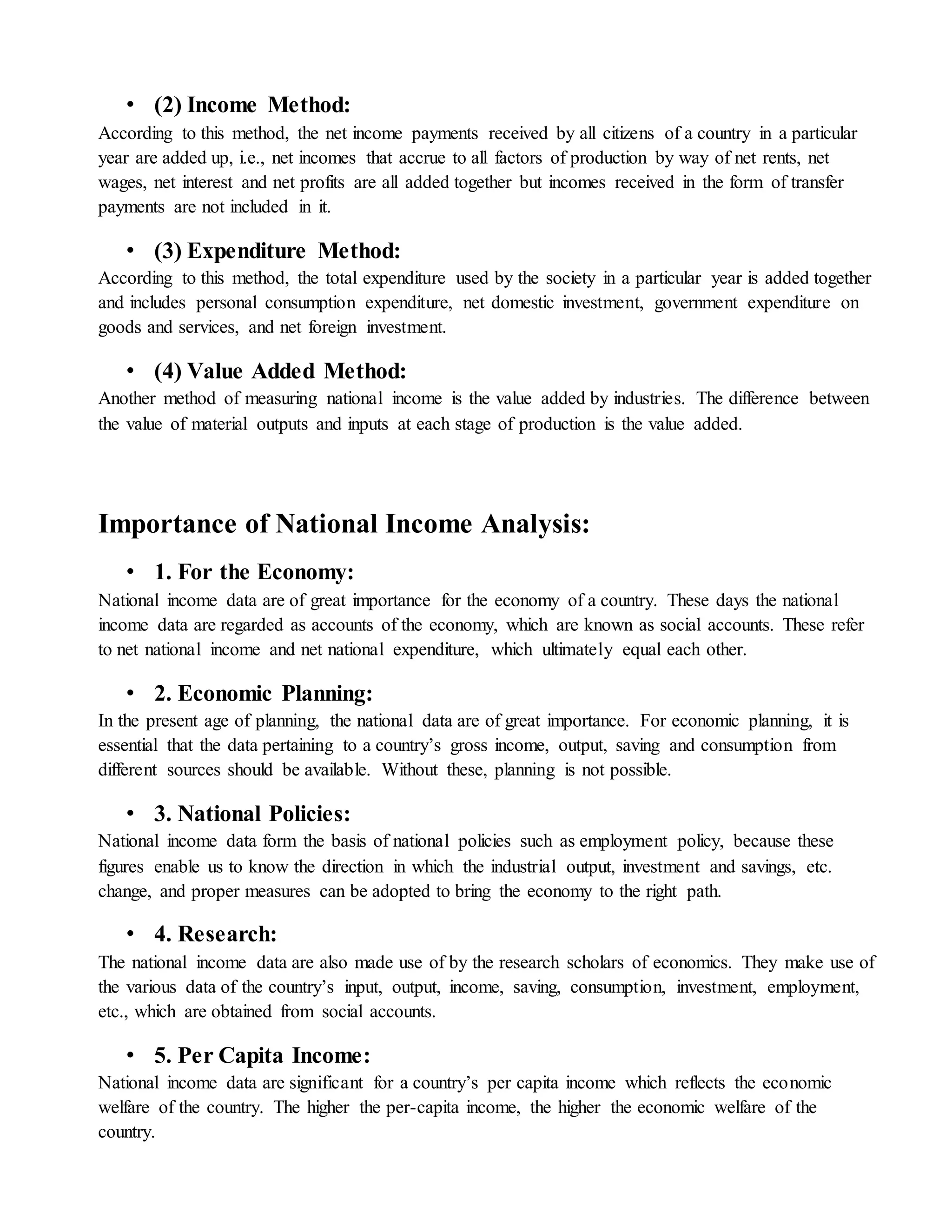 National income | DOCX