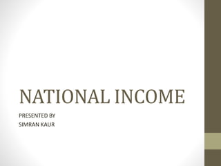National income | PPTX