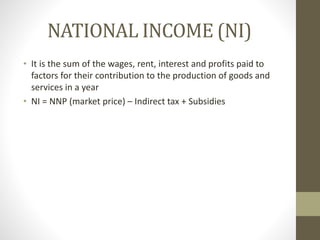 National income | PPTX | Government Support and Welfare | Financial ...