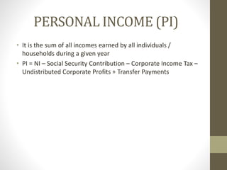 National income | PPTX | Government Support and Welfare | Financial ...