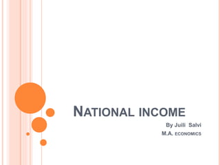 National income | PPTX