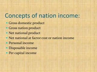 National income | PPTX
