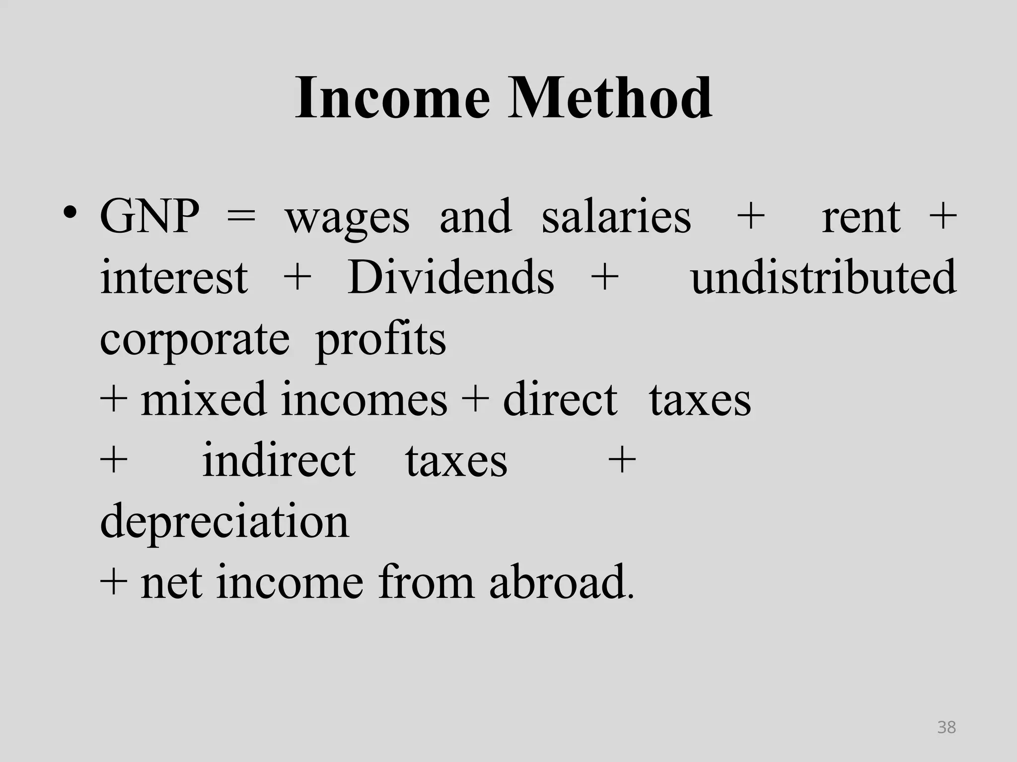 National income for beginners management students | PPTX