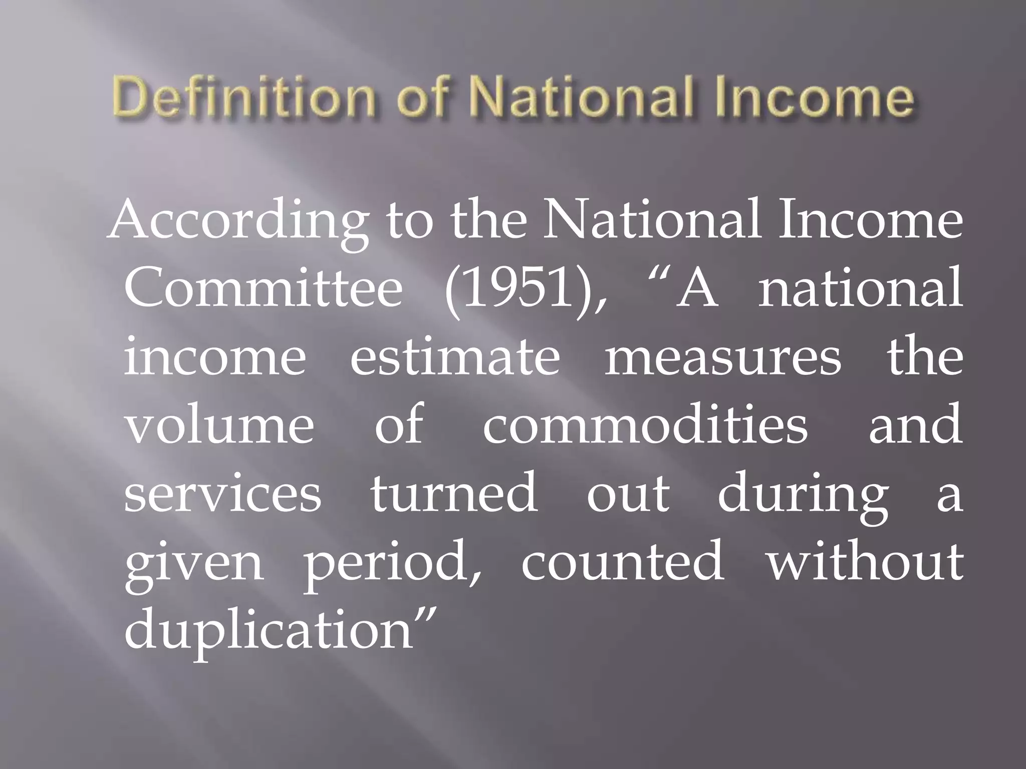National income | PPTX