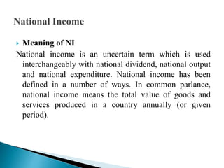 National income | PPTX