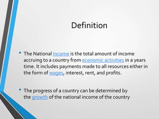 National income | PPTX