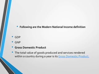 National income | PPTX