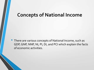 National income | PPTX
