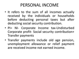 National income | PPT