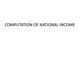 National income | PPT