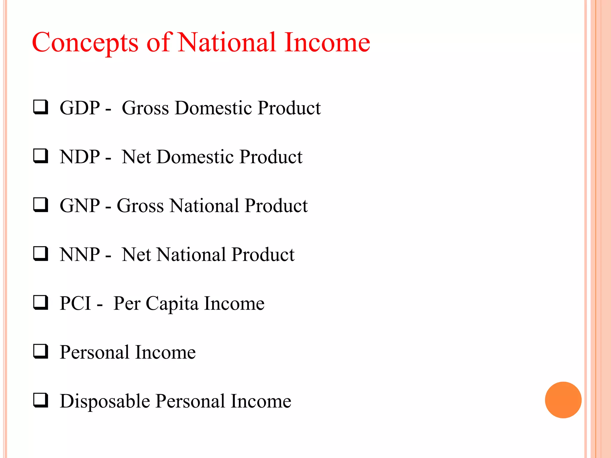National income By Prof. Padmvati Patil | PPTX