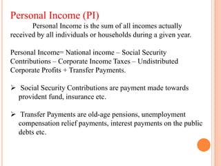 National income By Prof. Padmvati Patil | PPTX