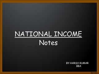 National income | PPT