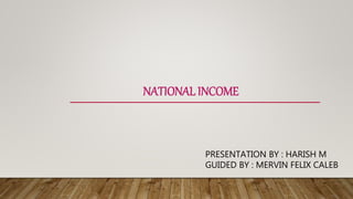 National income | PPTX