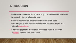 National income | PPTX