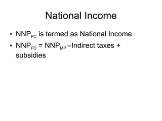 National income 1 0709 | PPT