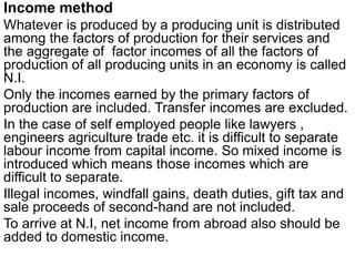 National income | PPT