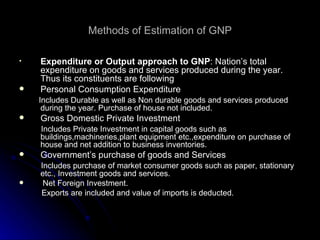 National income accounting | PPT