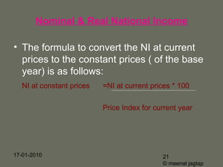 National income accounting | PPT