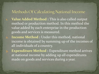 National income accounting | PPTX