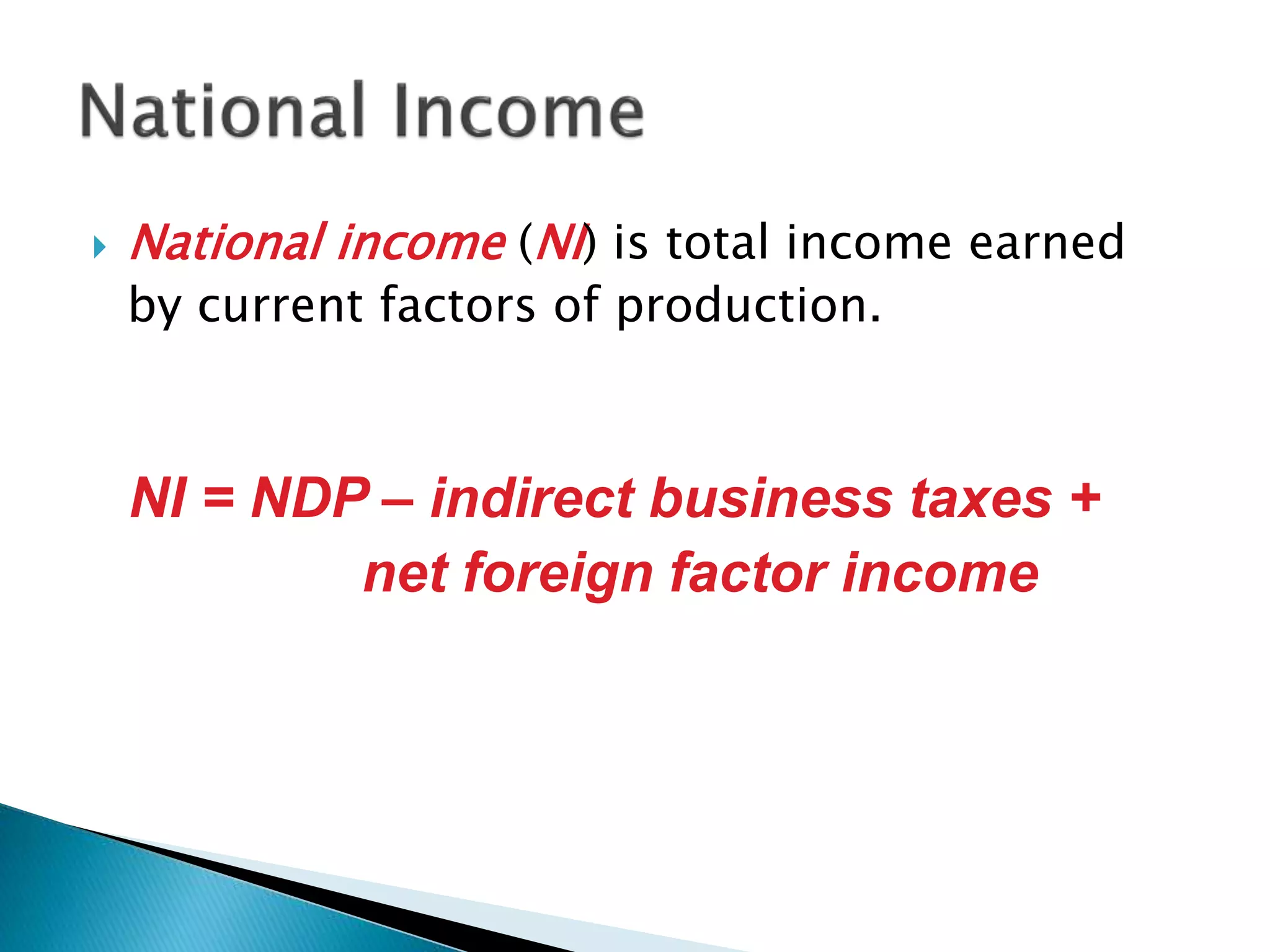 national income accounting.ppt | Business Accounting & Finance | Business