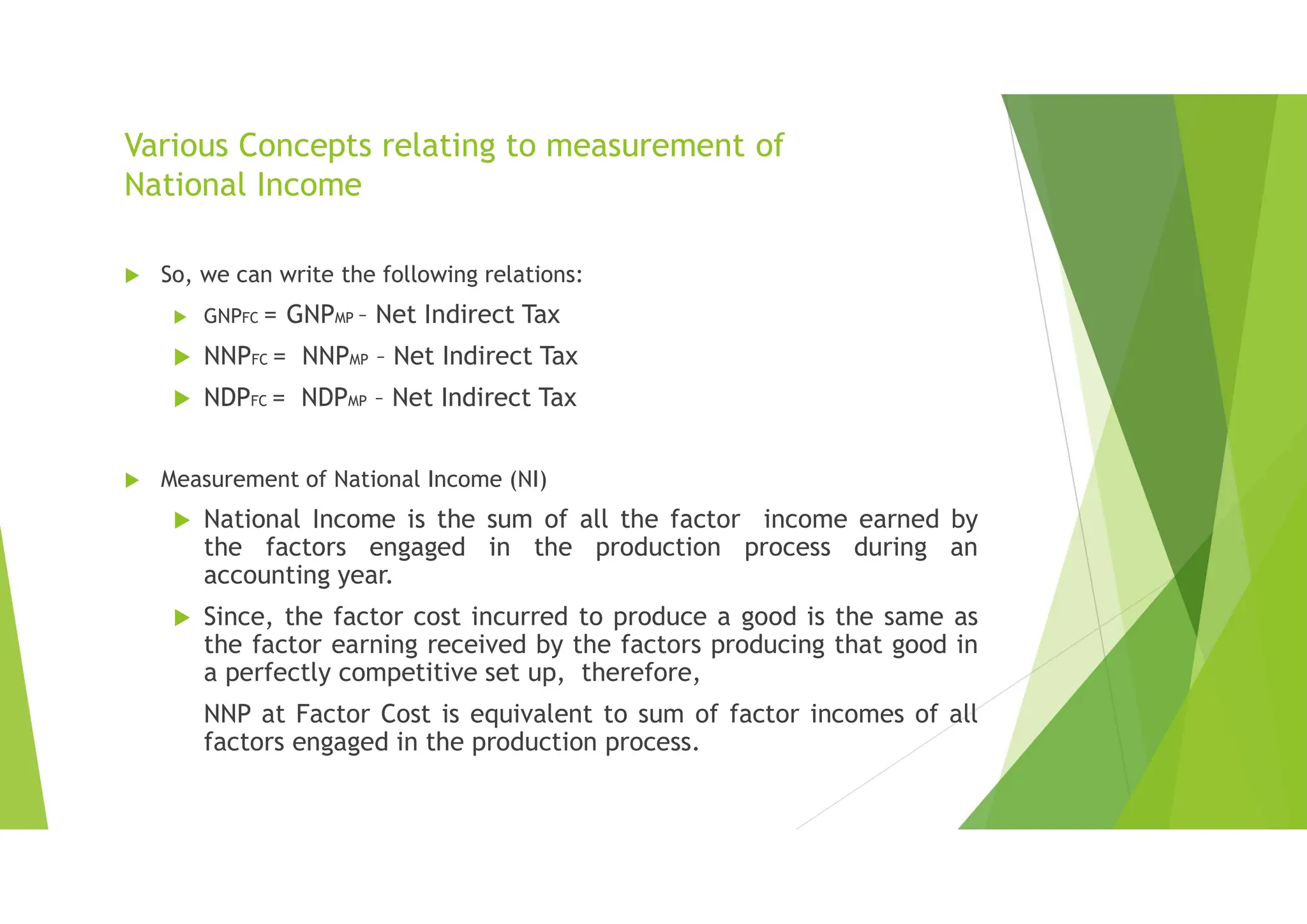 National Income Accounting by manav jaiswal power point | PPT