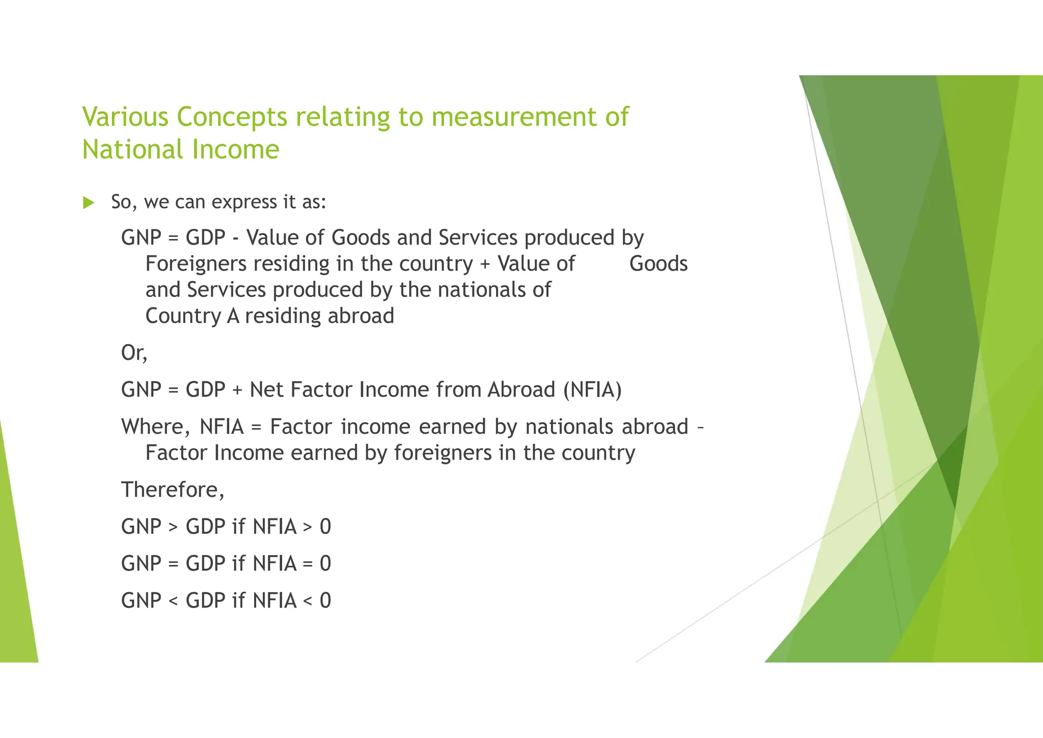 National Income Accounting by manav jaiswal power point | PPT