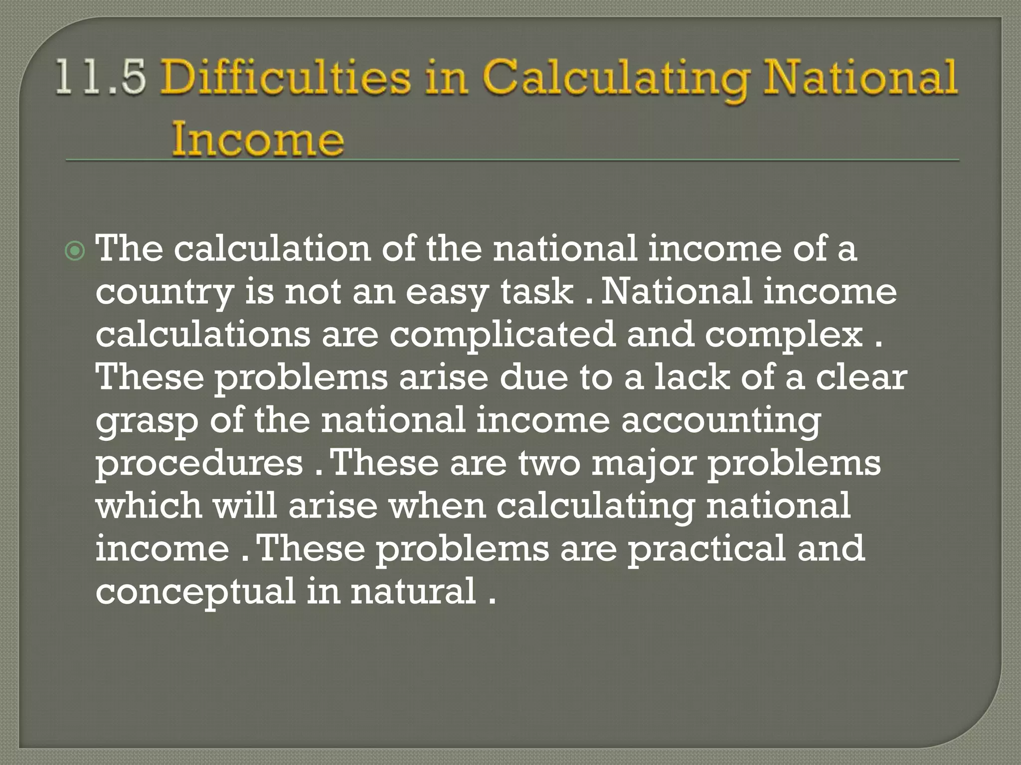 National Income Accounting | PPTX