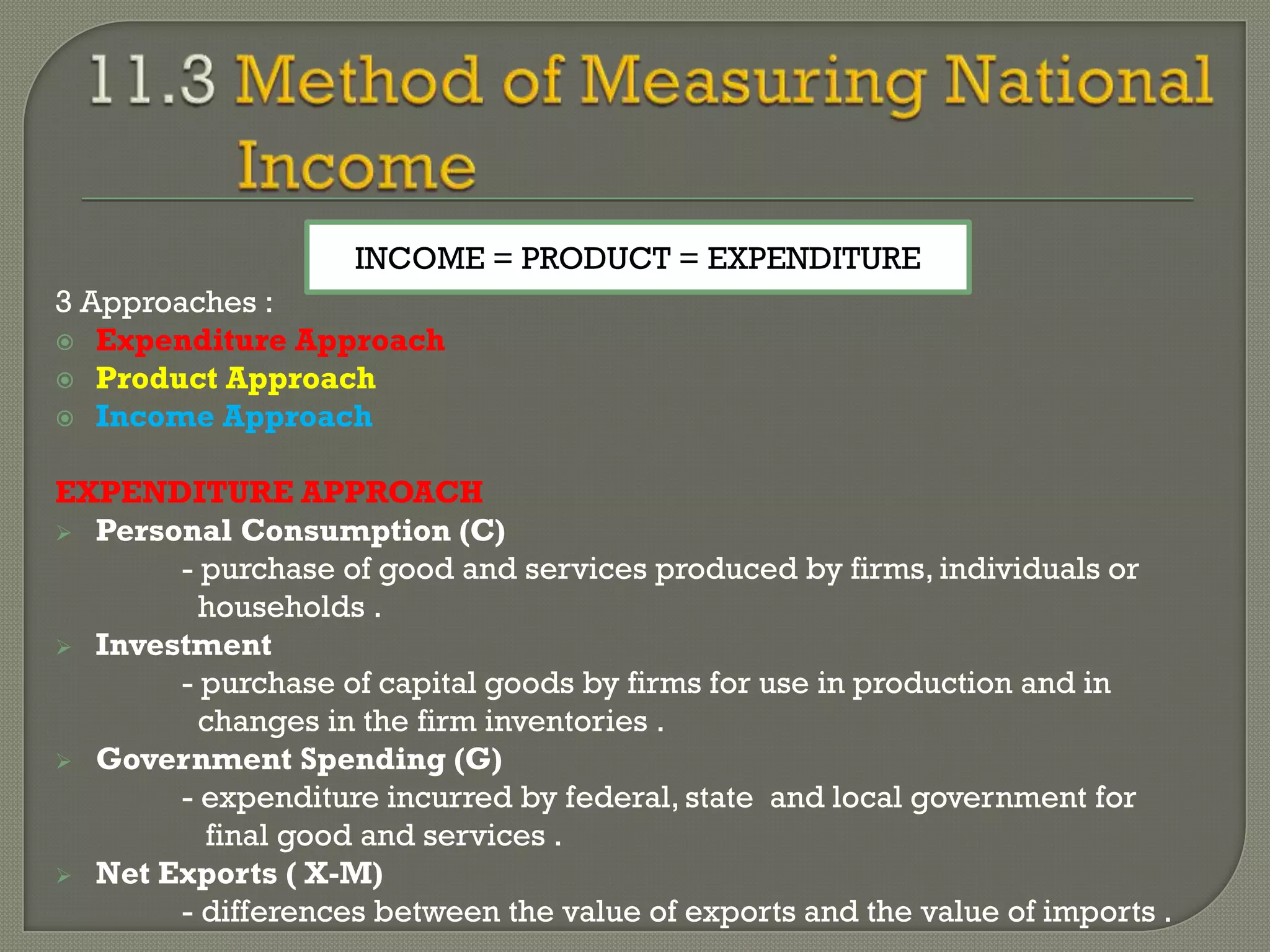 National Income Accounting | PPTX
