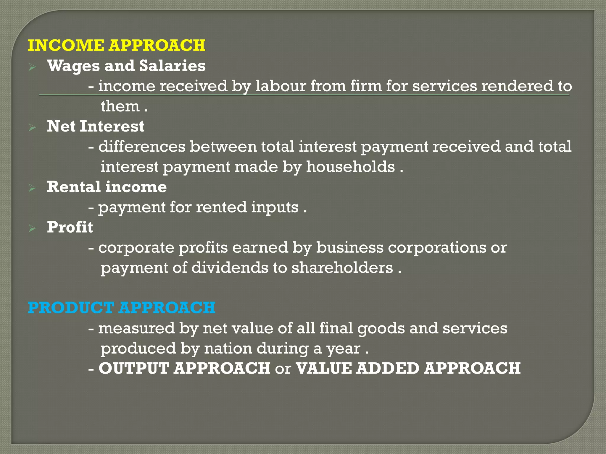 National Income Accounting | PPTX