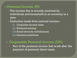 National Income Accounting | PPTX