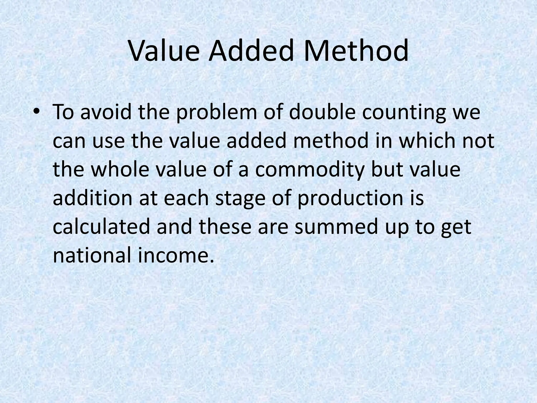National Income and its Measurement pptx | PPT