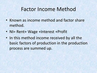 National Income and its Measurement pptx | PPT | Economy | Business and ...