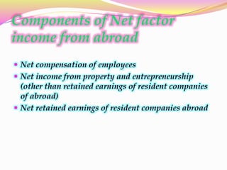 National income and related aggregates | PPTX