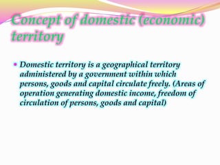 National income and related aggregates | PPTX