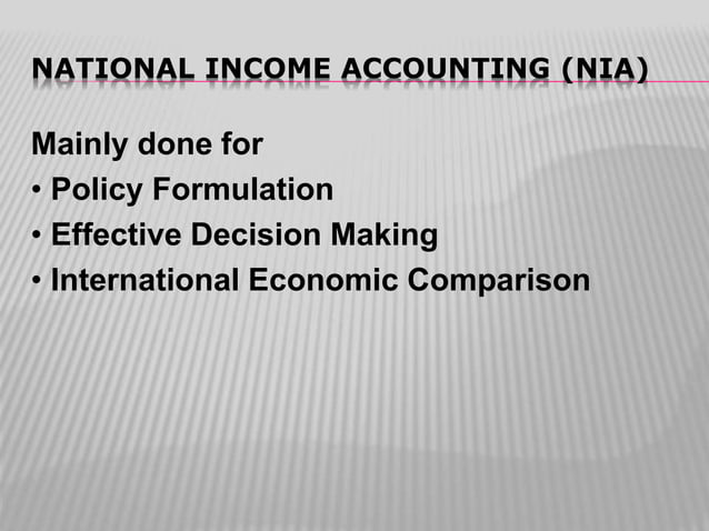 Measurement of National Income-concepts simplified | PPT