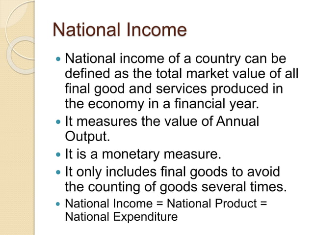 National Income, concept and the methods of measurement.pptx