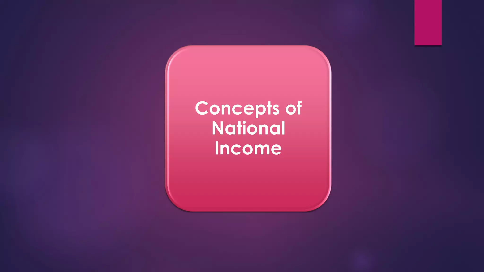 National income concepts ppt | PDF
