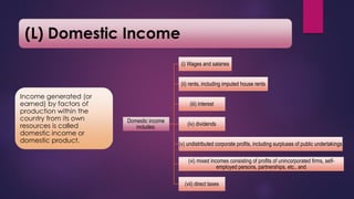 National income concepts ppt | PDF