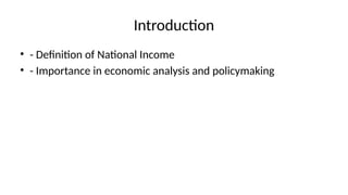 National_Income_Concepts_Presentation: Meaning, Measures | PPTX
