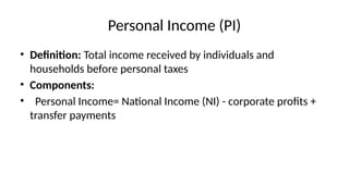 National_Income_Concepts_Presentation: Meaning, Measures | PPTX
