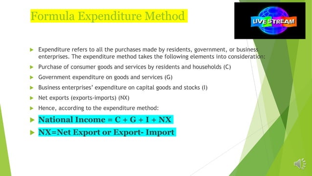 National income (expenditure method) | PPTX