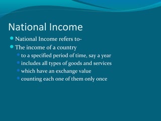 National income final | PPT
